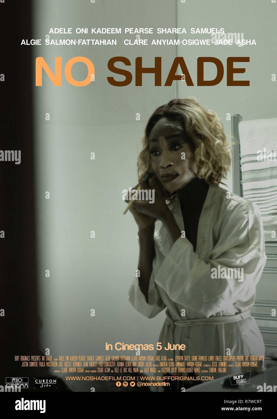 NO SHADE, British poster, Adele Oni, 2018. © ArtMattan Productions ...