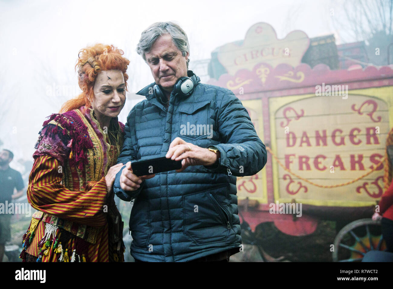 THE NUTCRACKER AND THE FOUR REALMS, from left: Helen Mirren, director ...