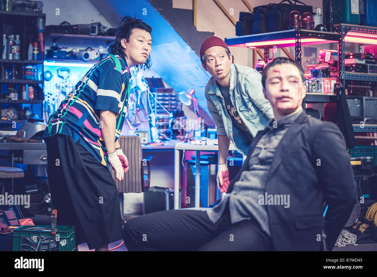 UNSTOPPABLE, (aka SEONGNAN HWANGSO), standing, from left: KIM Min-jae ...