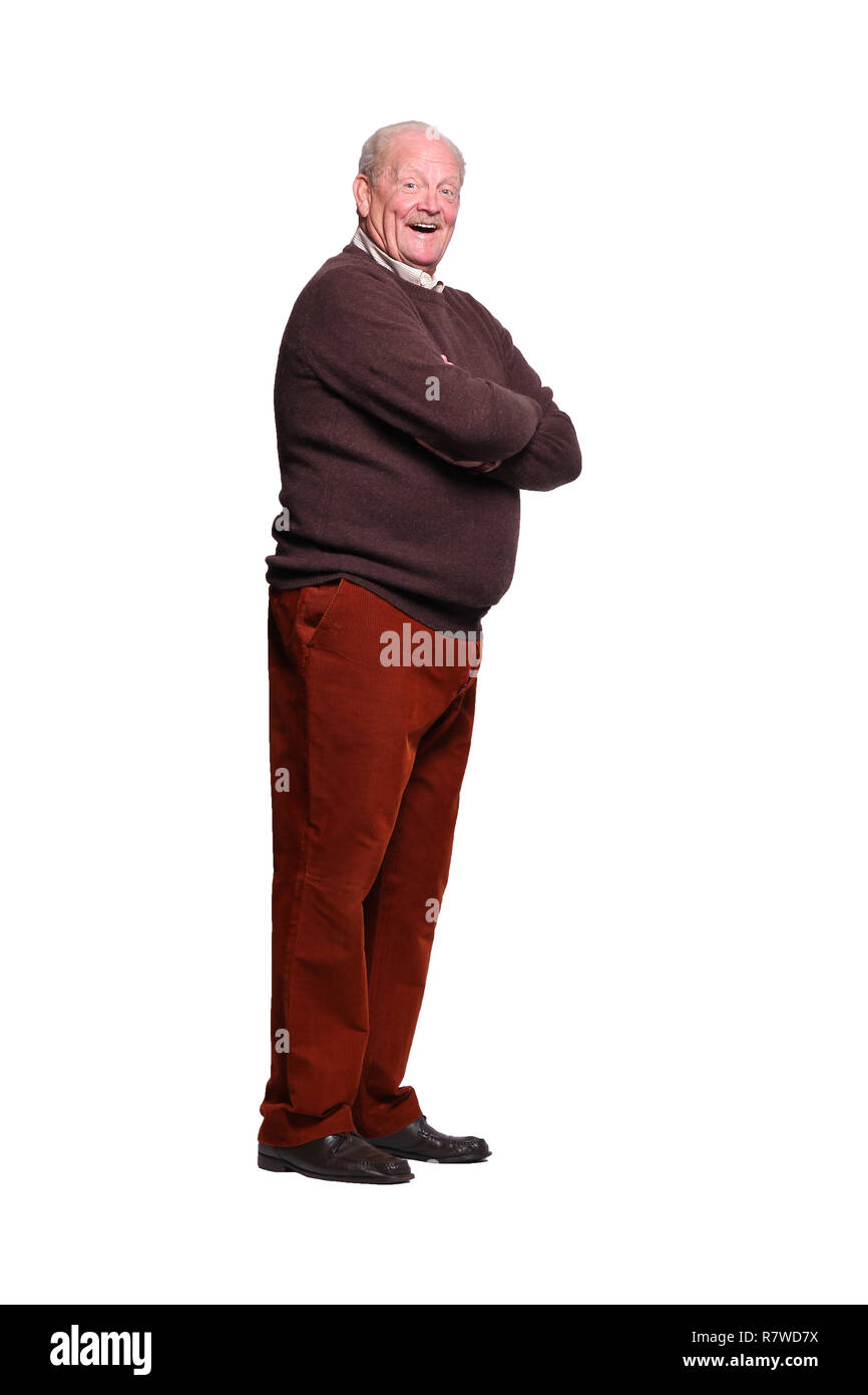 Handsome senior man old Cut Out Stock Images & Pictures - Alamy