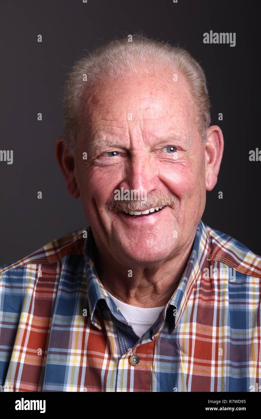 Portrait of a Beautiful old man Stock Photo - Alamy