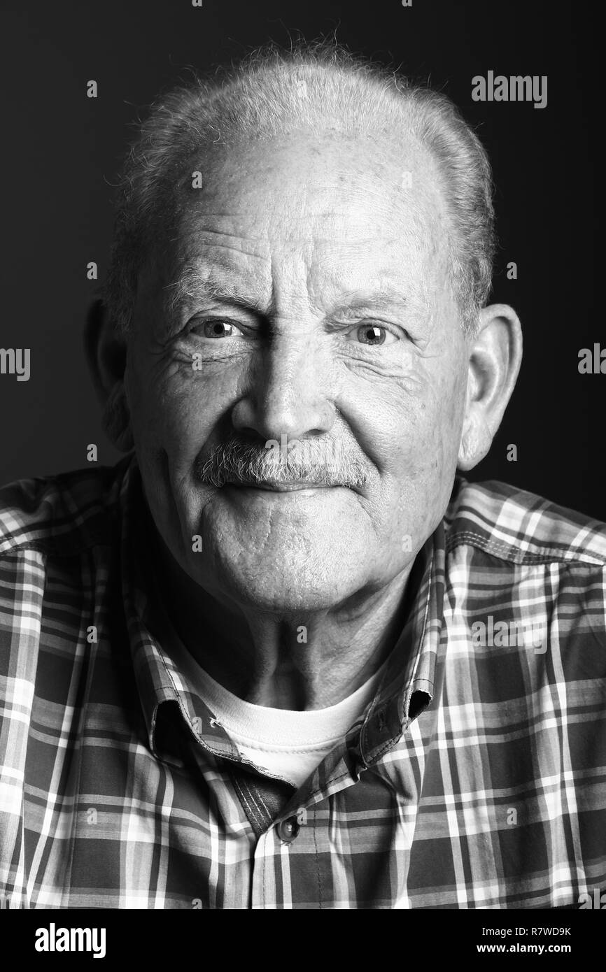 Portrait of a Beautiful old man Stock Photo - Alamy