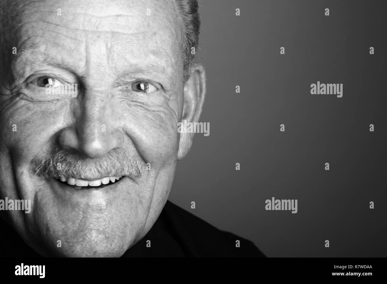 Portrait of a Beautiful old man Stock Photo - Alamy