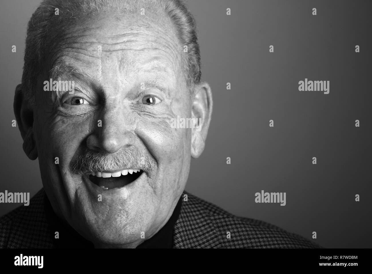 Portrait of a Beautiful old man Stock Photo - Alamy