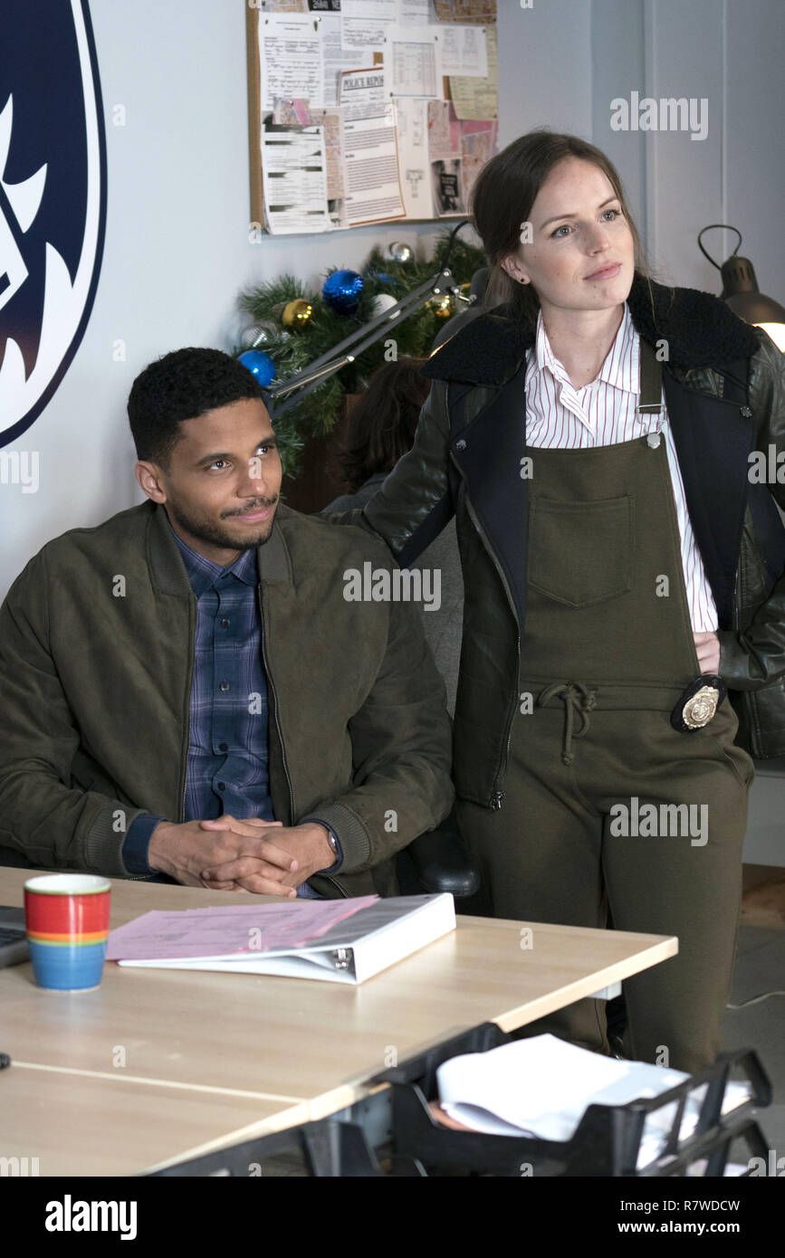 CHRISTMAS CATCH, from left: Andrew Bushell, Emily Alatalo, (aired Dec ...