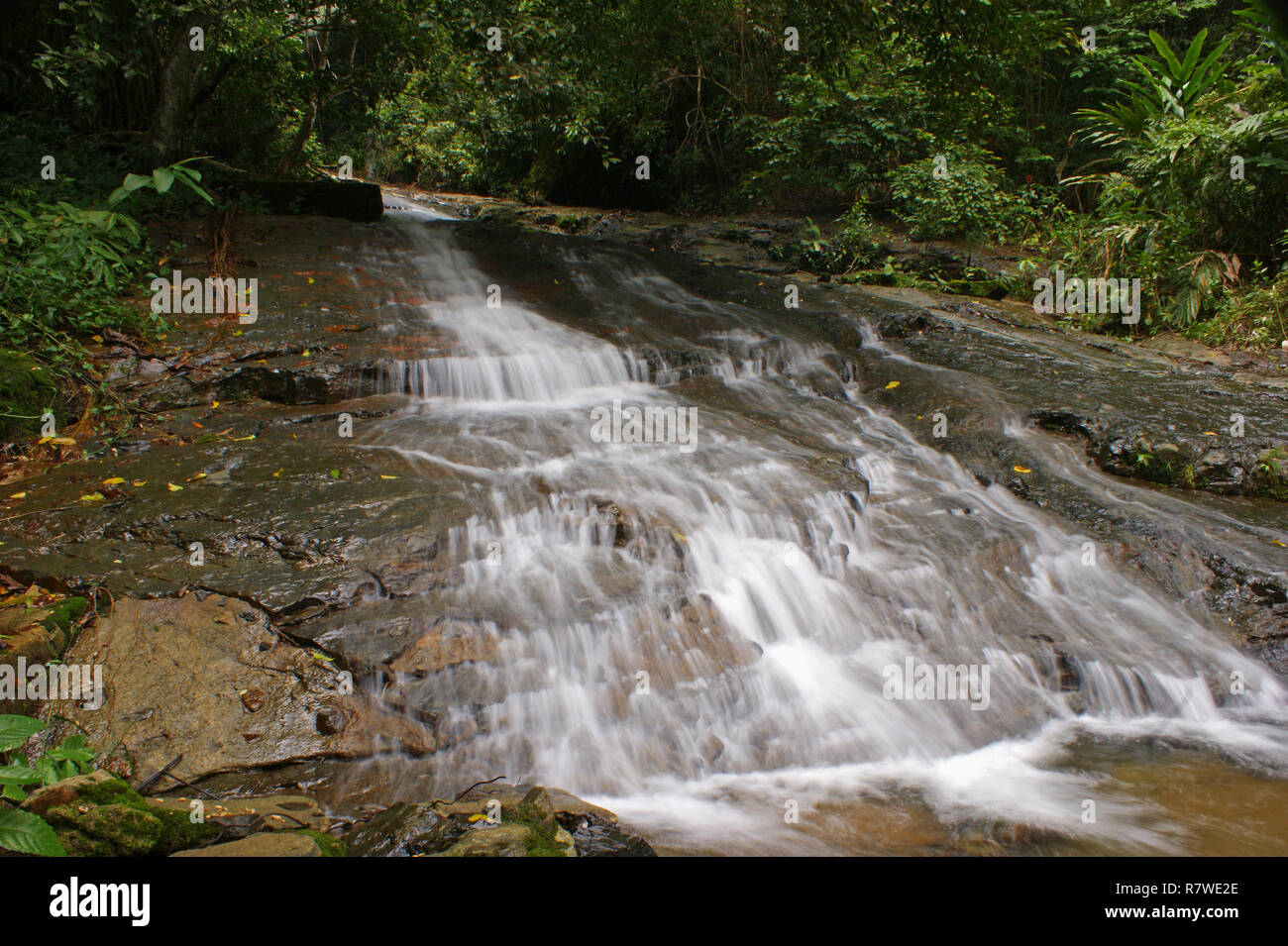 Taman Ponteng Waterfall Park, Singkawang, West Kalimantan, Indonesia ...
