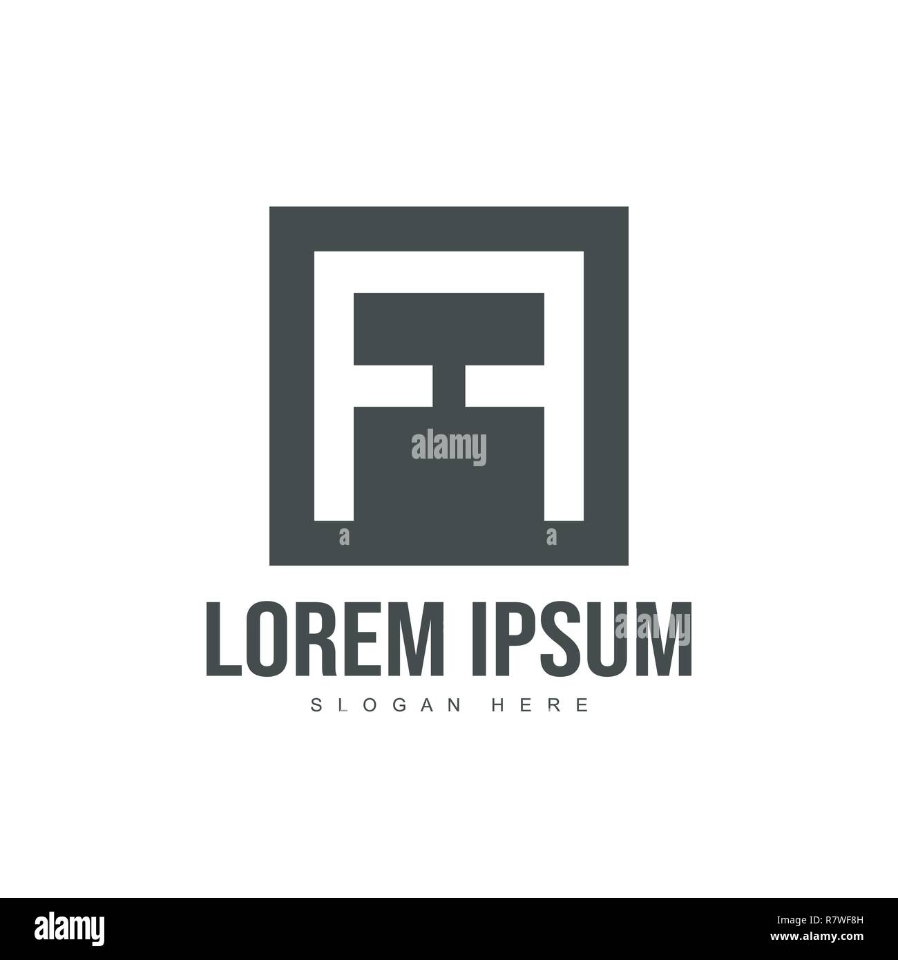 Initial letter logo template. Minimalist letter logo template design ...