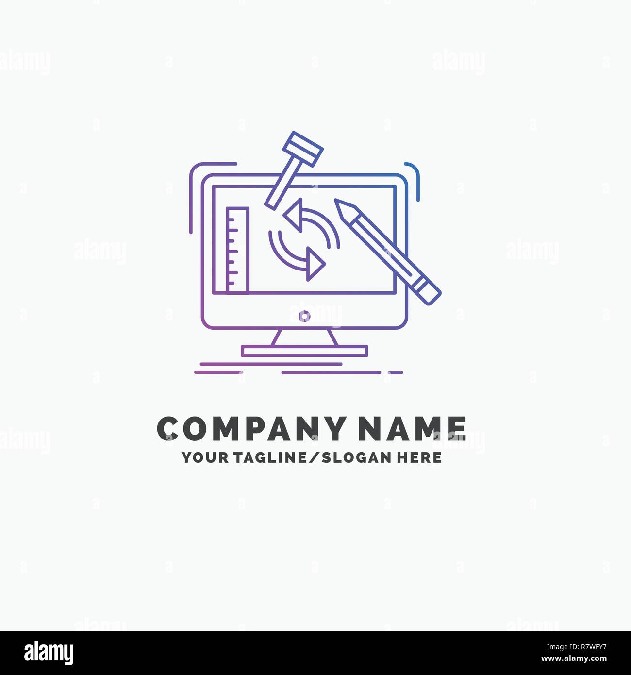 Precision engineering logo Stock Vector Images - Alamy