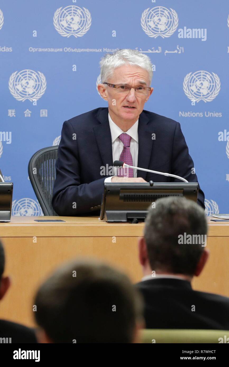 United Nations, New York, USA, December 10, 2018 - Mark Lowcock, UN's ...