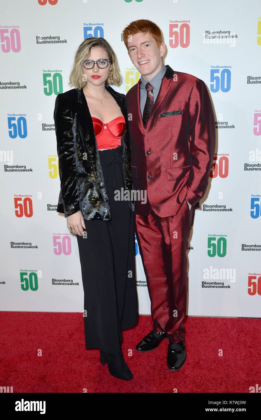 Delaney Tarr, Ryan Deitsch at arrivals for The Bloomberg 50 - Icons And ...