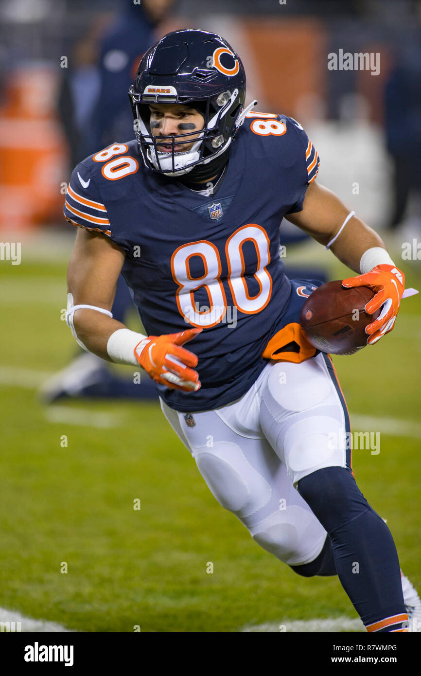 Chicago, Illinois, USA. 09th Dec, 2018. - Bears #80 Trey Burton in ...