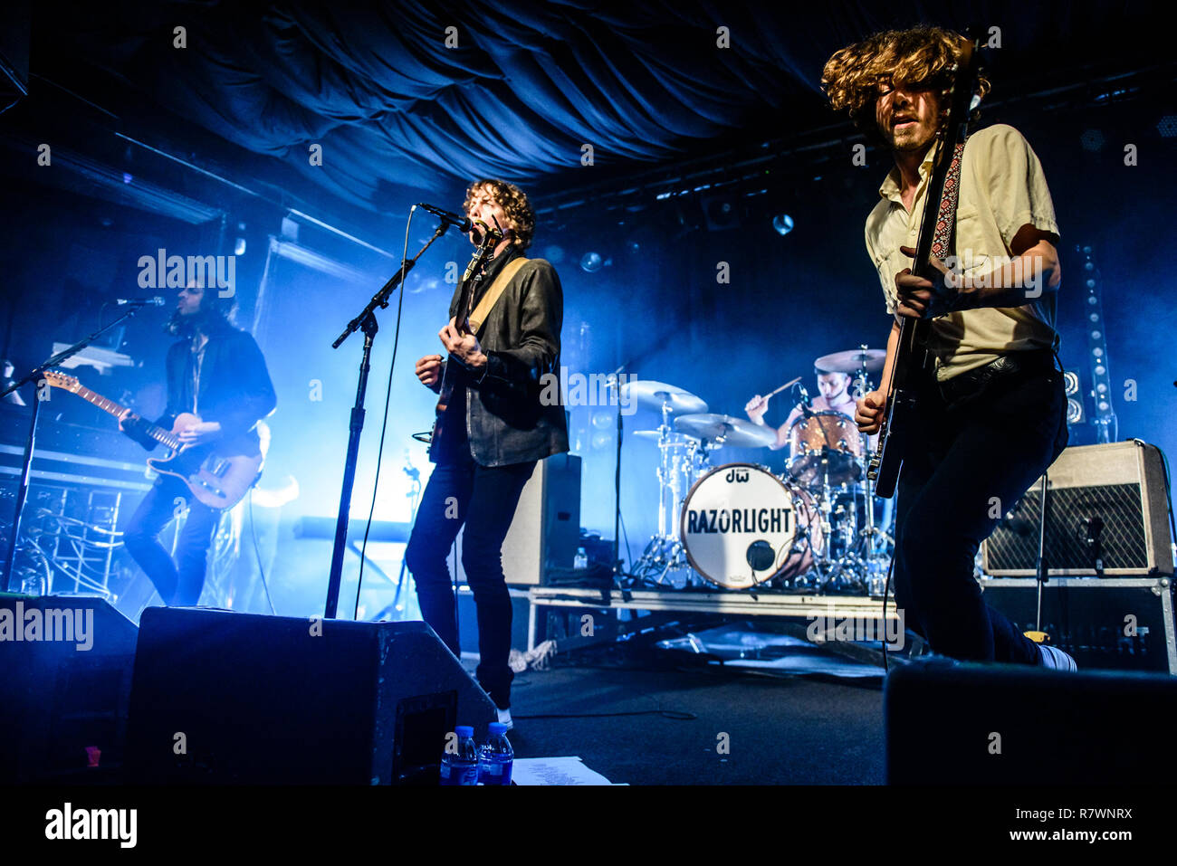 Brighton, UK. 11 December 2018. Razorlight performs at Concorde 2 ...