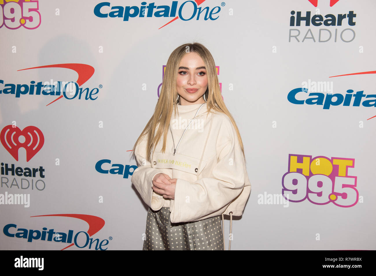 WASHINGTON, DC - DECEMBER 10: Sabrina Carpenter arrives at Hot 99.5's ...