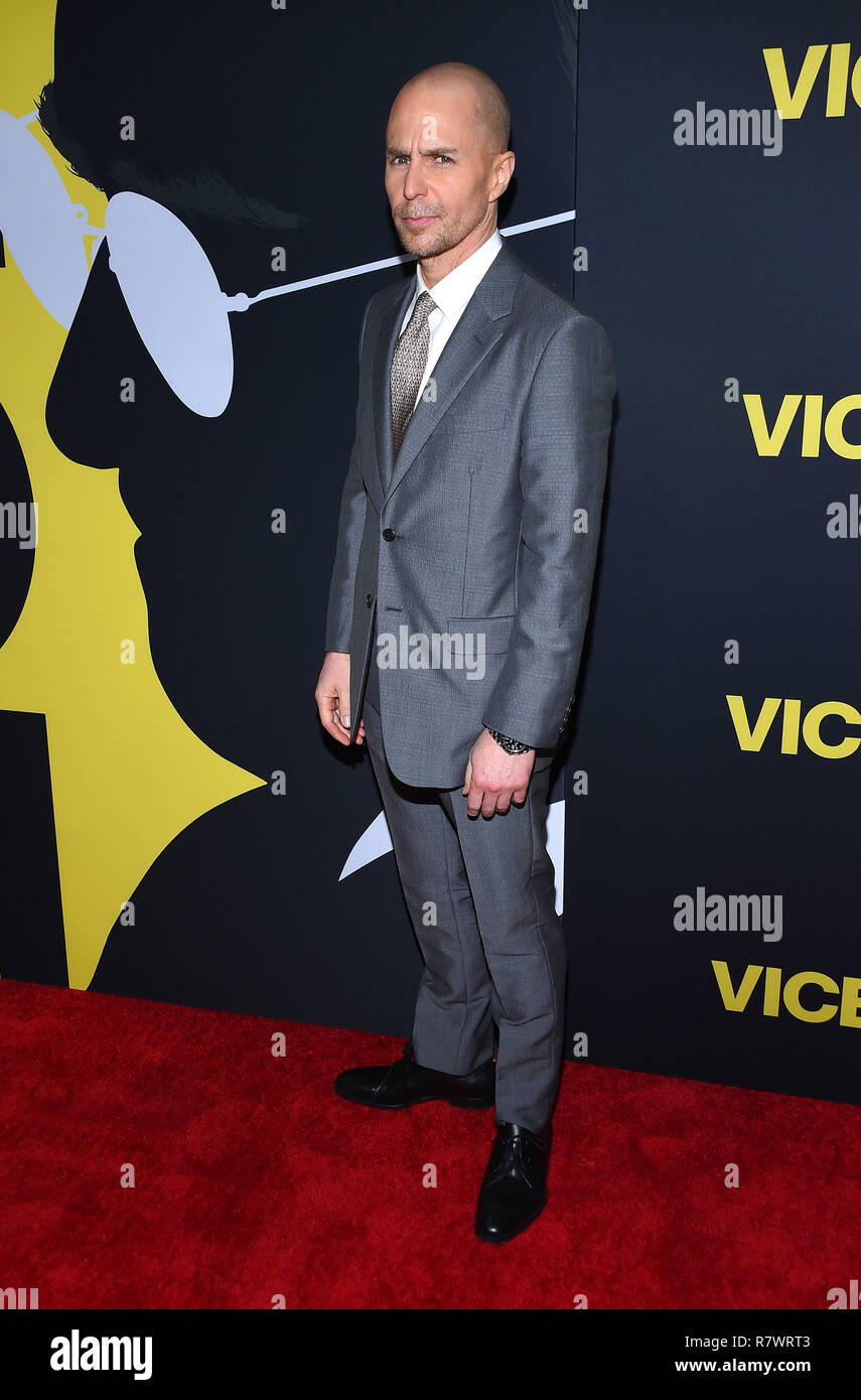 Beverly Hills, California, USA. 11th Dec, 2018. Sam Rockwell arrives ...