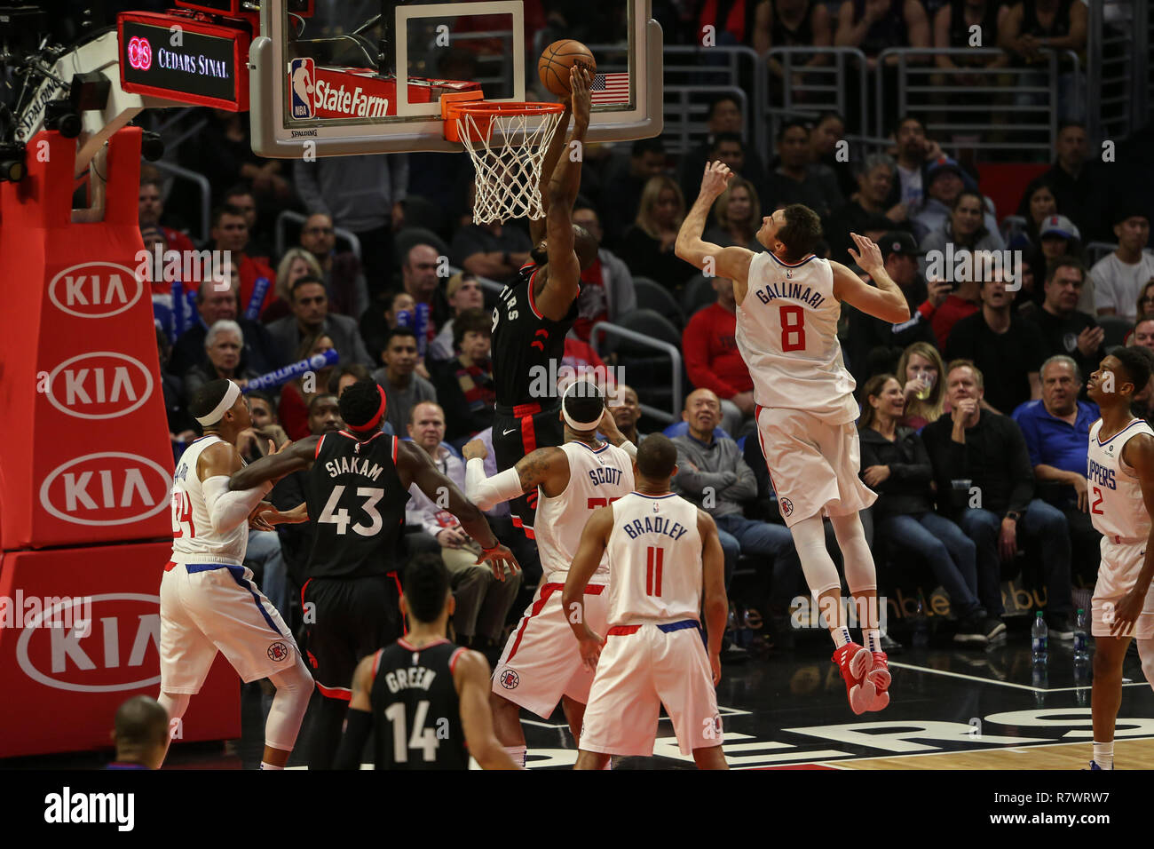 Los Angeles, CA, USA. 11th Dec, 2018. Toronto Raptors forward Serge ...