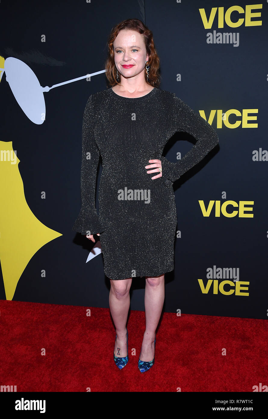 Beverly Hills, California, USA. 11th Dec, 2018. Thora Birch arrives for the premiere of the film ...