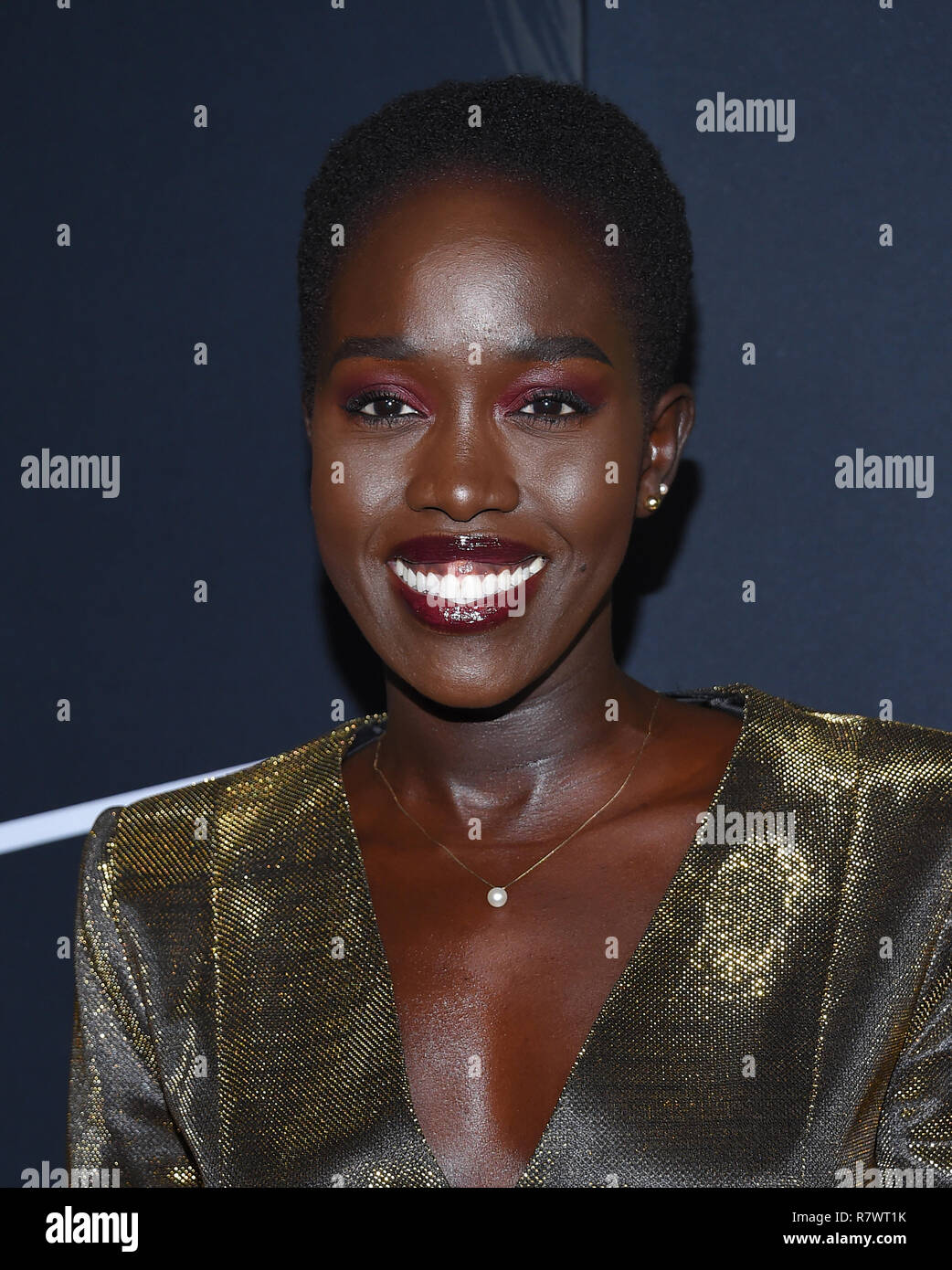 Beverly Hills, California, USA. 11th Dec, 2018. Kuoth Wiel arrives for ...