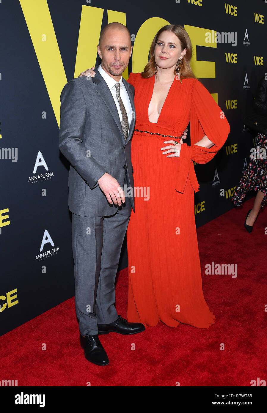 Beverly Hills, California, USA. 11th Dec, 2018. Sam Rockwell and Amy ...