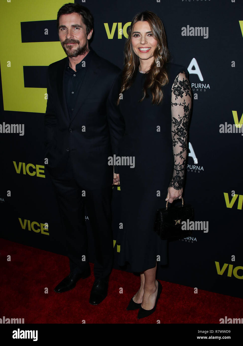 Beverly Hills, California, USA. 11th Dec 2018. Christian Bale, Sibi ...