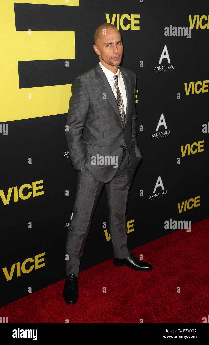 11 December 2018 - Beverly Hills, California - Sam Rockwell. the Vice ...