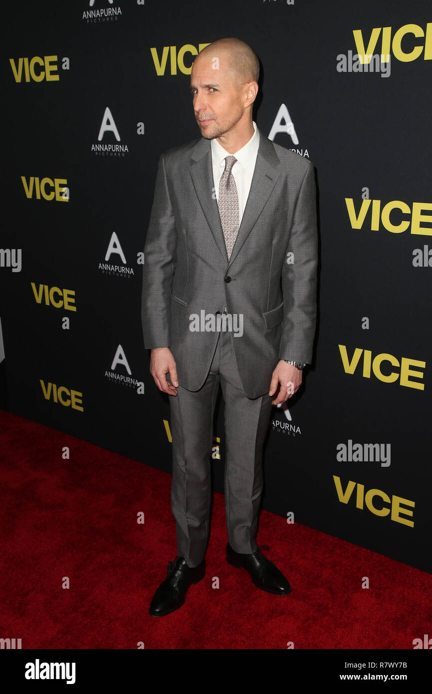 11 December 2018 - Beverly Hills, California - Sam Rockwell. the Vice ...