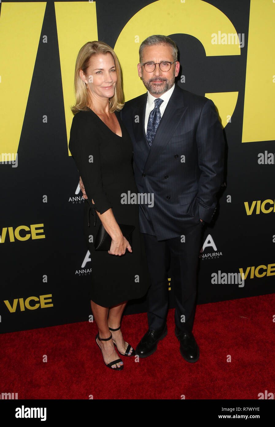 Beverly Hills, Ca. 11th Dec, 2018. Steve Carell, Nancy Carell, at the ...