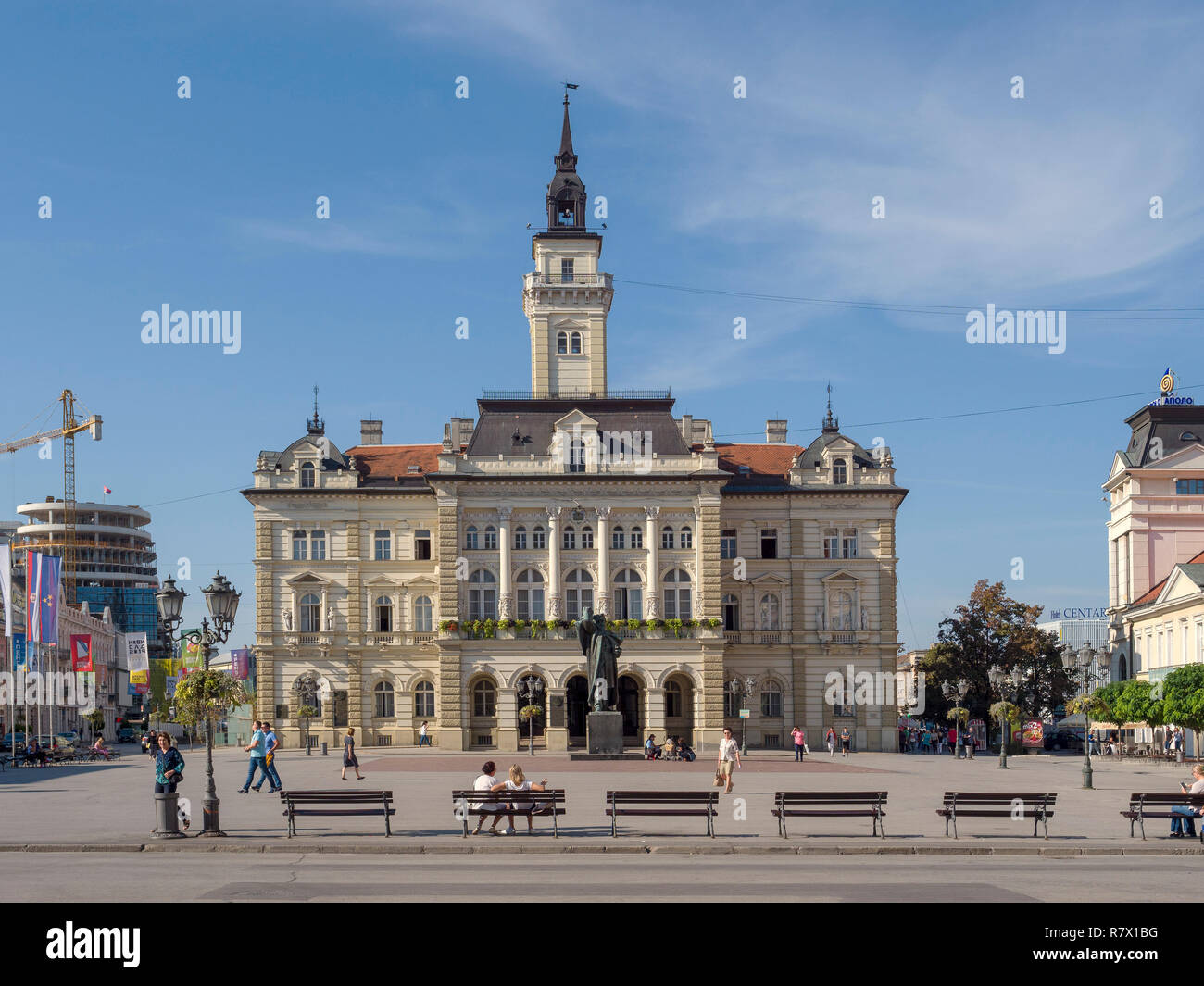 City Hall at Freedom Square-Trg Slobode, Novi Sad, Vojvodina, Serbia ...