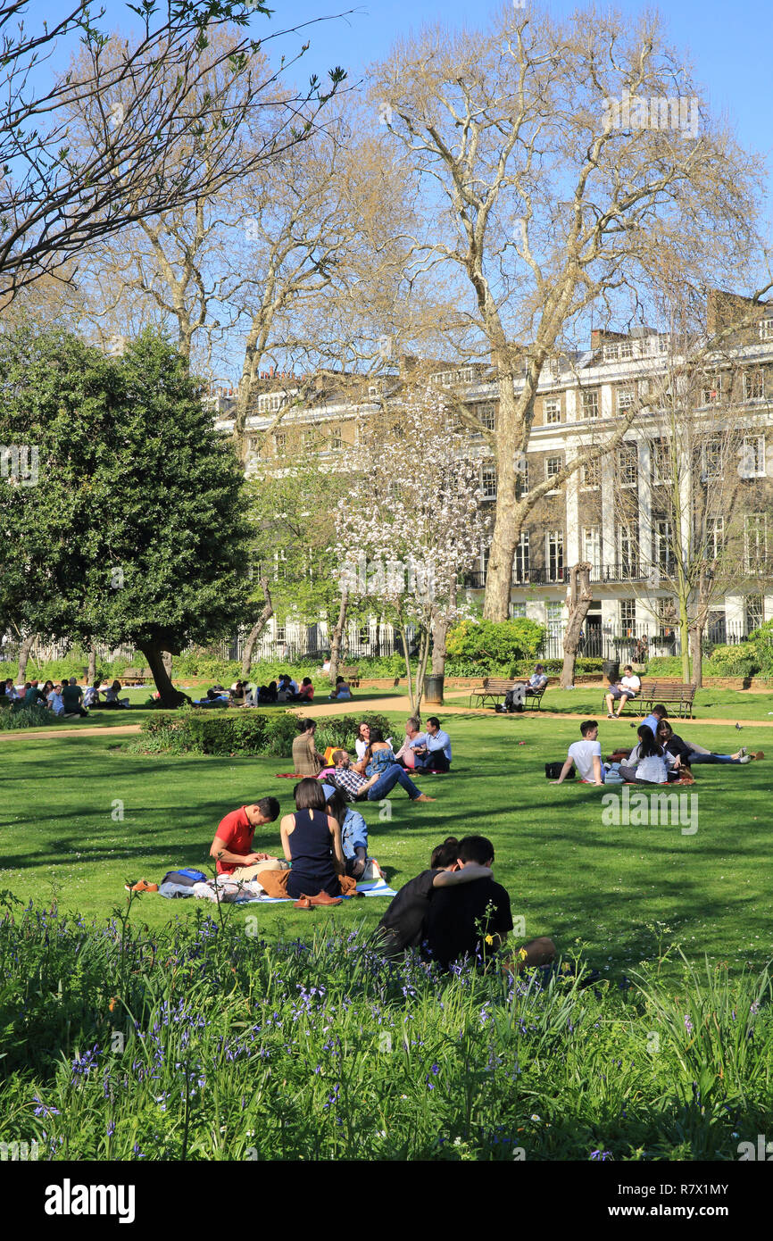 Gordon Square Gardens is part of the Bedford Estate in Bloomsbury, and ...