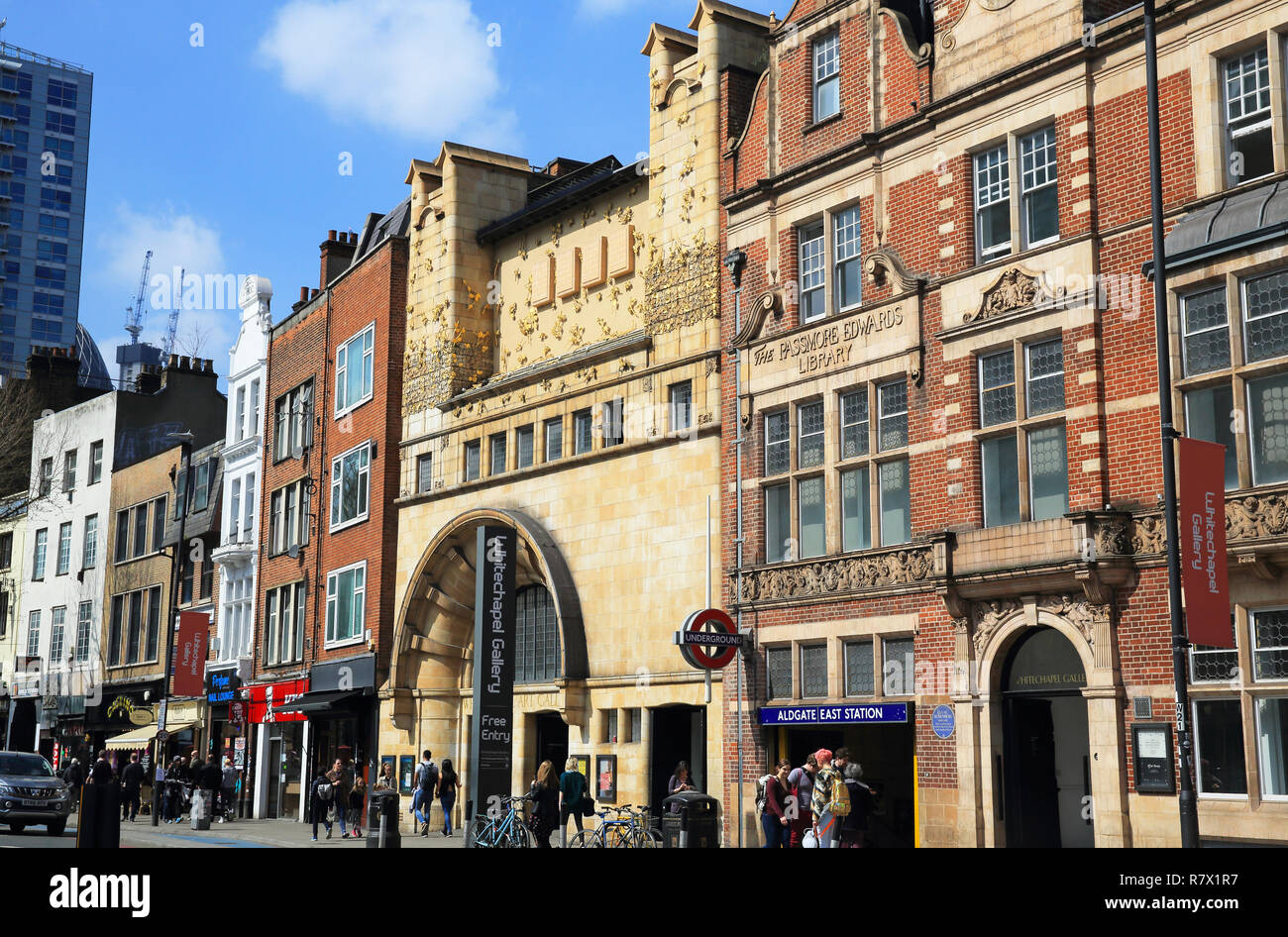 Whitechapel building aldgate hi-res stock photography and images - Alamy