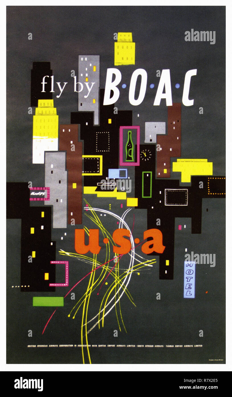 Vintage boac hi-res stock photography and images - Alamy