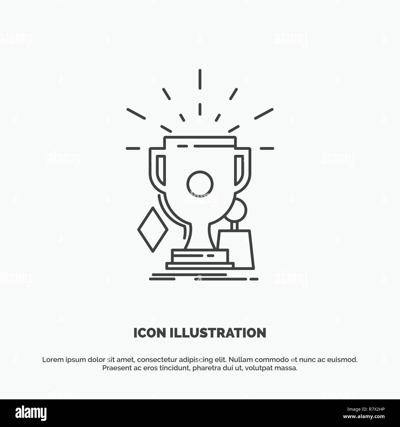 Football trophies vector hi-res stock photography and images - Alamy