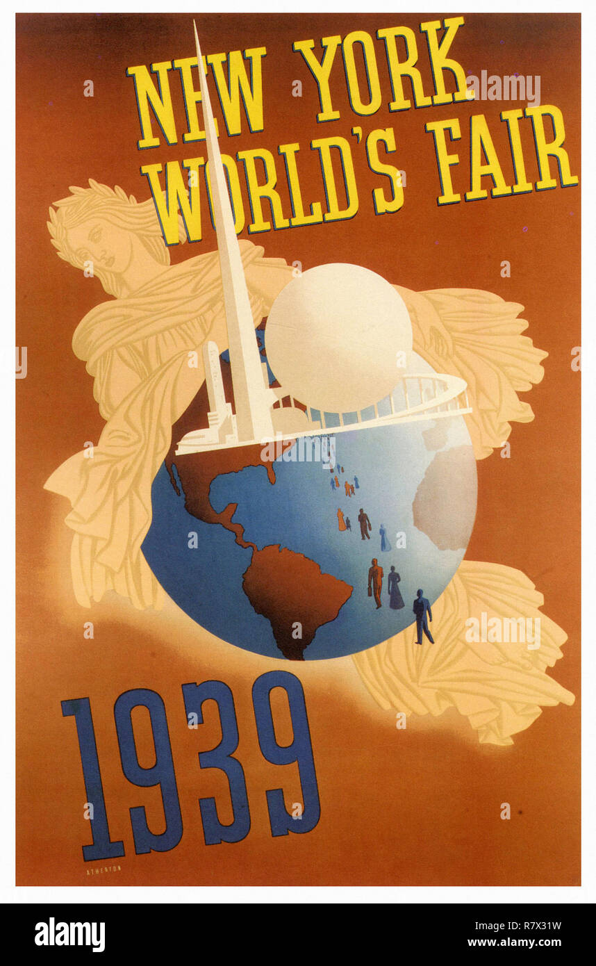 1939 world’s fair poster hi-res stock photography and images - Alamy