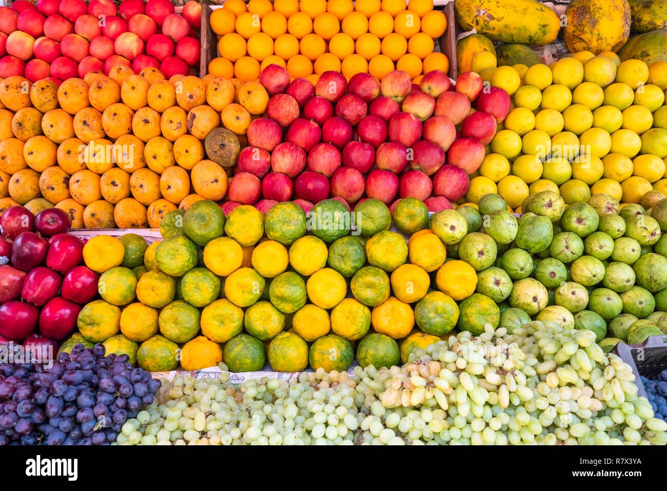 Fruit stall in india kerala hi-res stock photography and images - Alamy