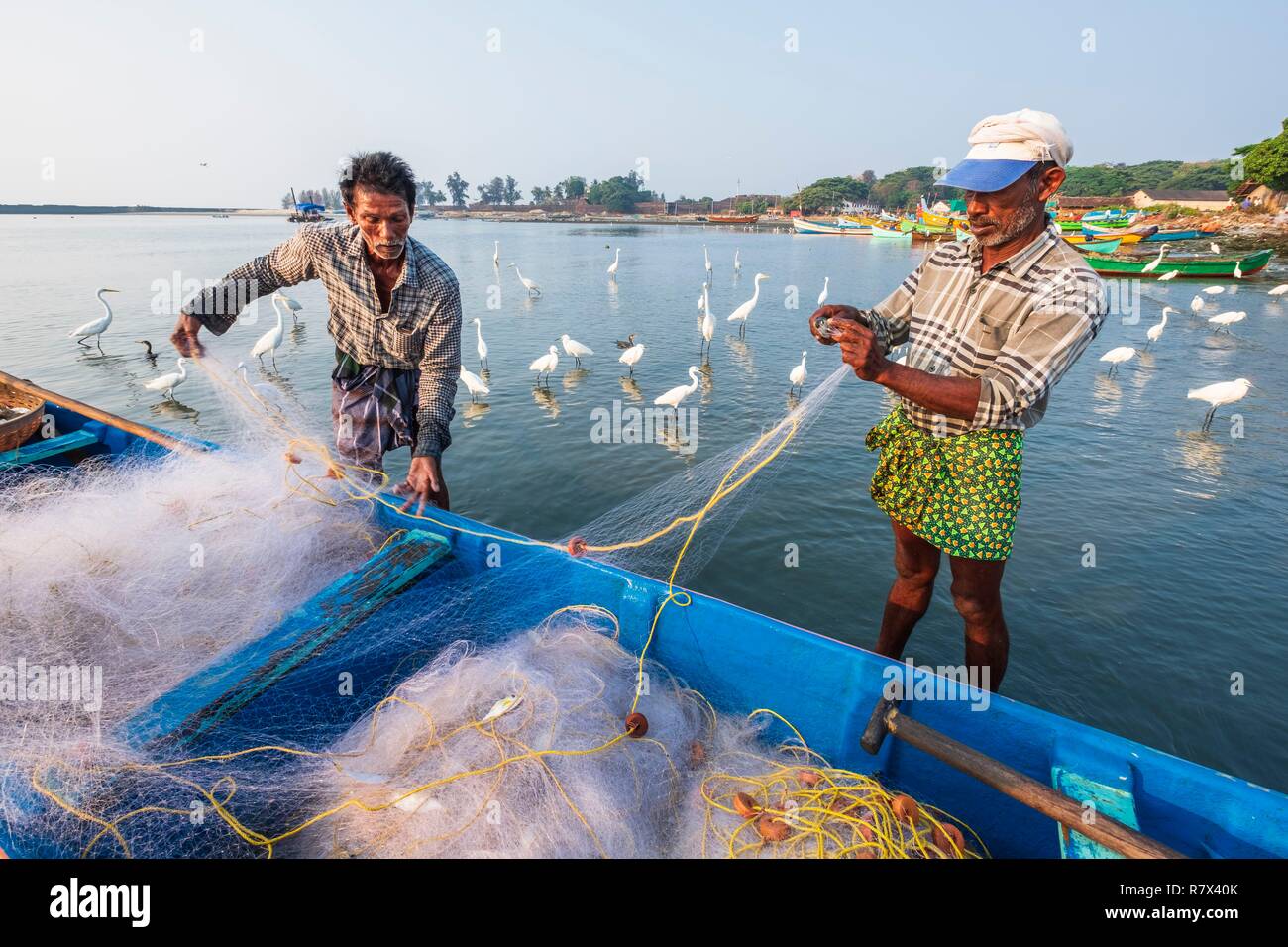Fishing Harbour In India Stock Photos & Fishing Harbour In India Stock ...
