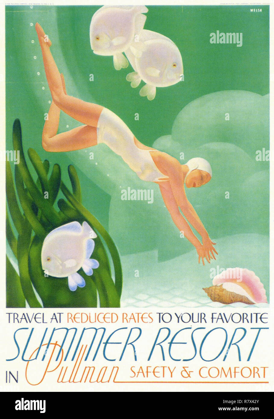 Vintage resort hi-res stock photography and images - Alamy