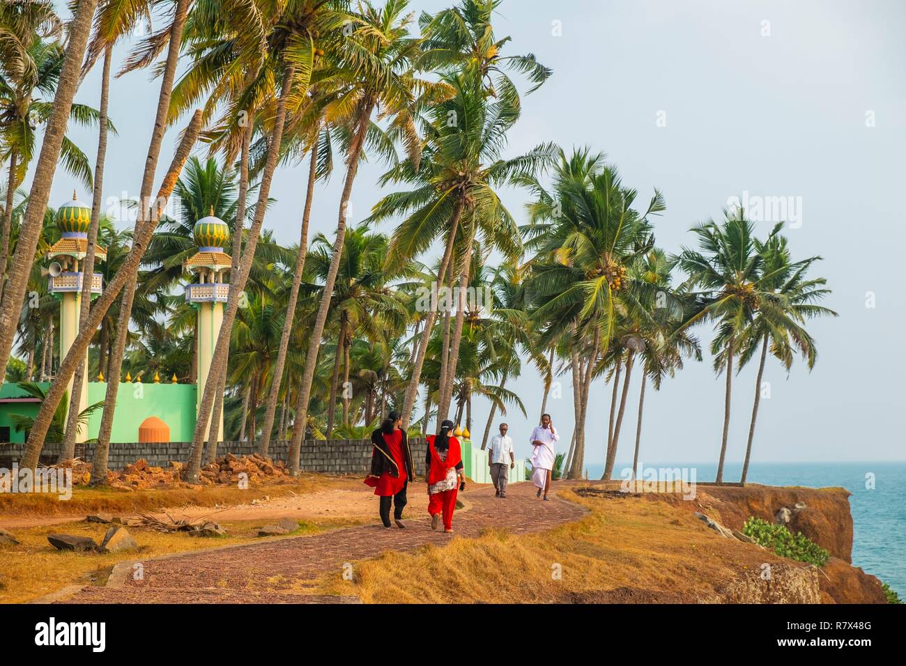 India, state of Kerala, Varkala, state of Kerala, Varkala, surroundings ...