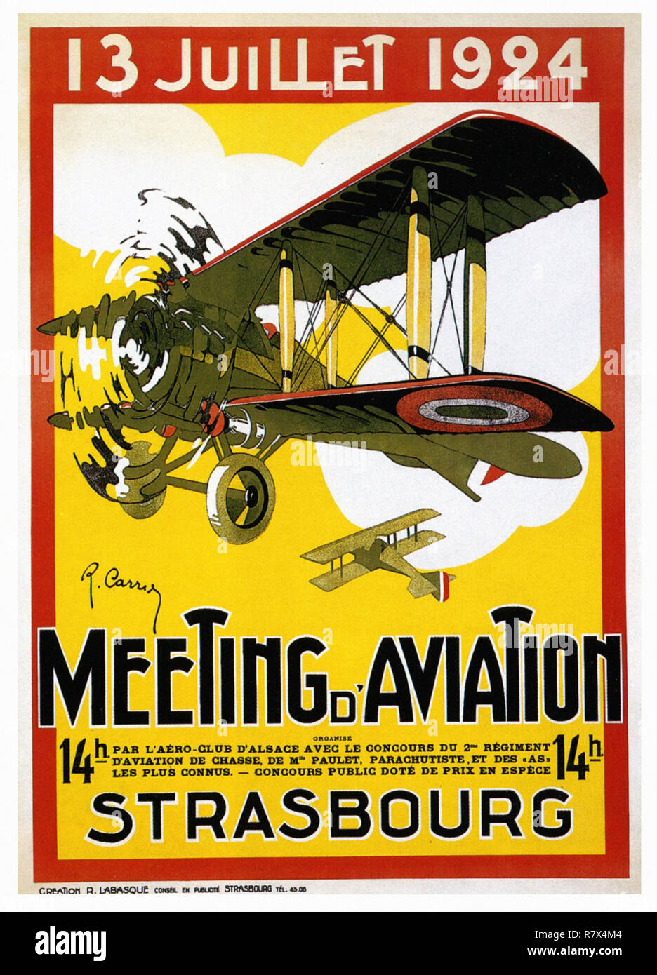 Vintage aviation poster hi-res stock photography and images - Alamy