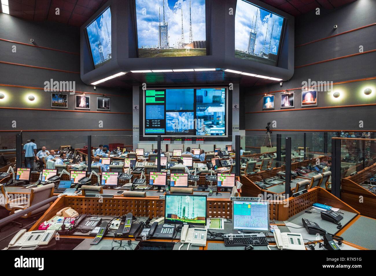 France, French Guiana, Kourou, Guiana Space Center (CSG), Jupiter ...