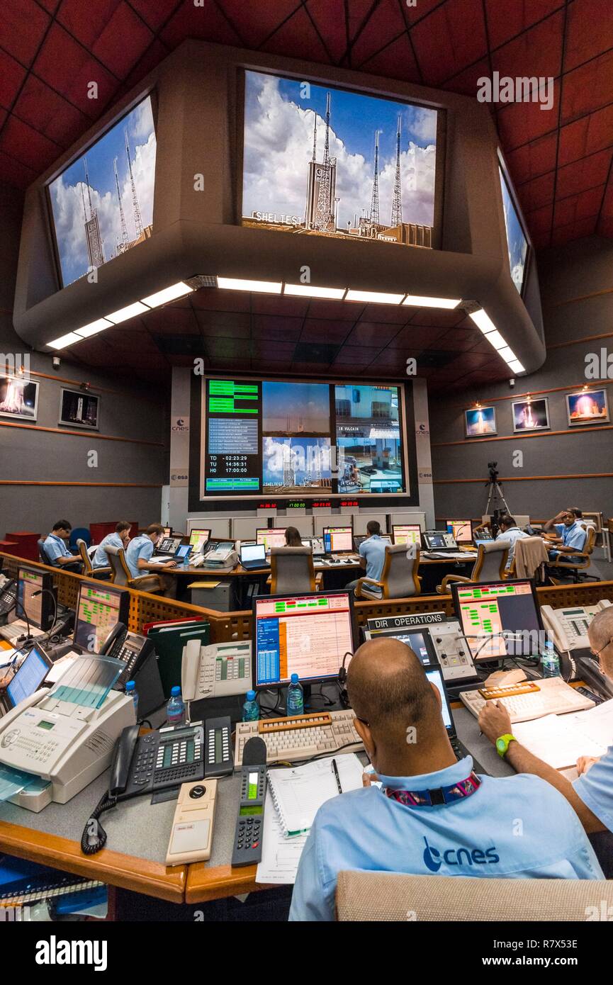 France, French Guiana, Kourou, Guiana Space Center (CSG), Jupiter ...