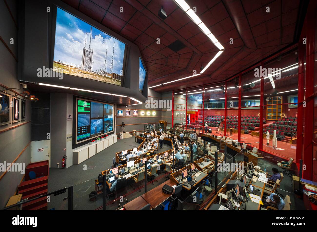 France, French Guiana, Kourou, Guiana Space Center (CSG), Jupiter ...