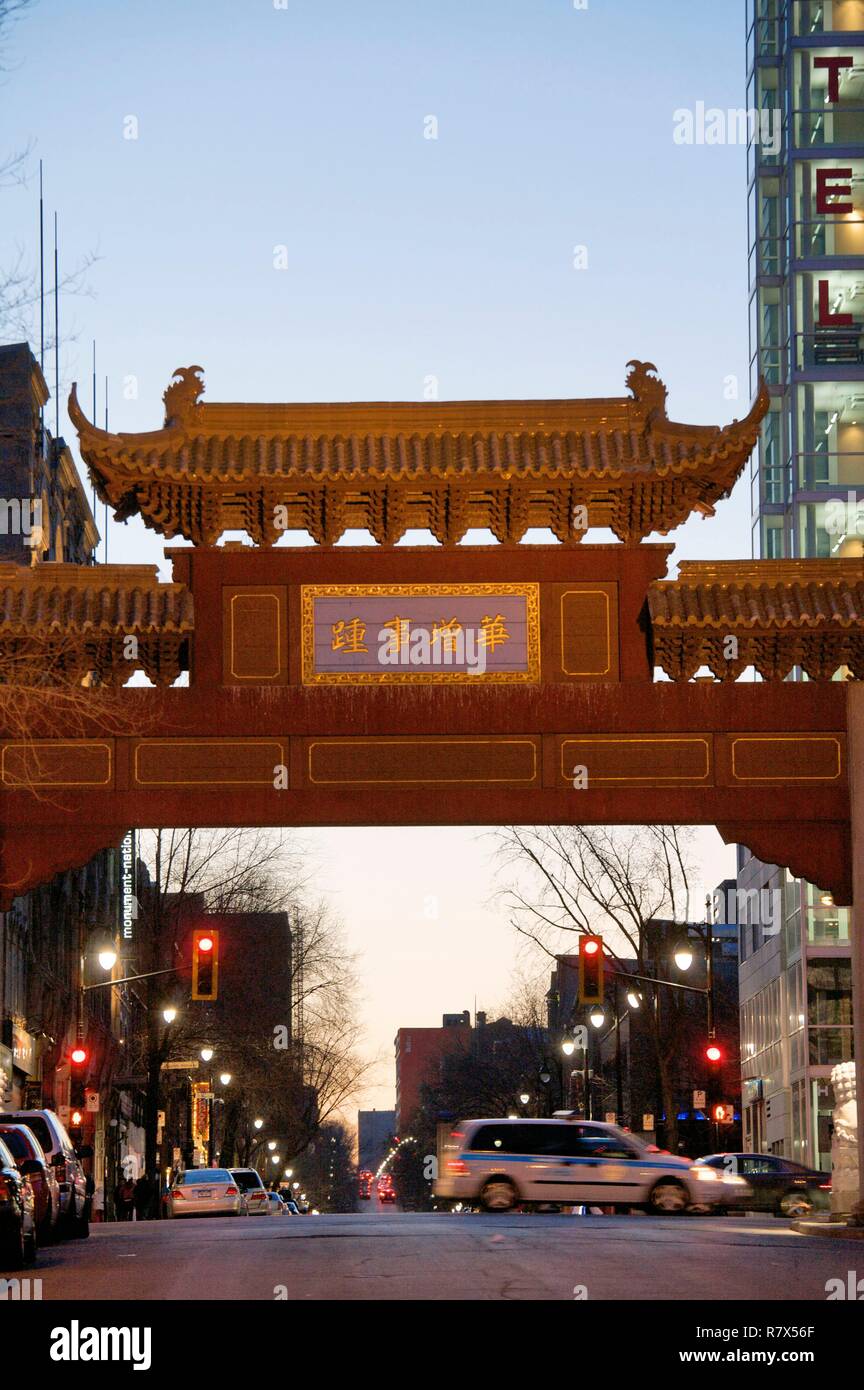 Canada, Quebec province, Montreal, Chinatown Stock Photo - Alamy