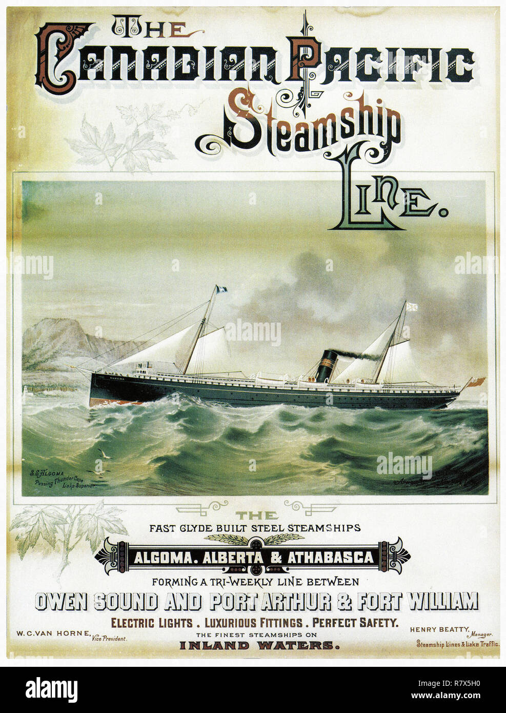 Canadian Pacific Finest Steamships On Inland Waters - Vintage Travel ...