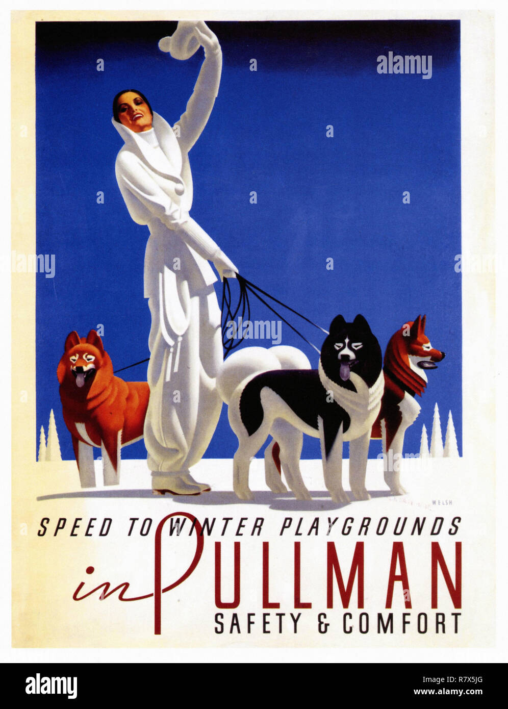 Speed To Winter Playgrounds In Pullman Safety Comfort - Vintage Travel ...