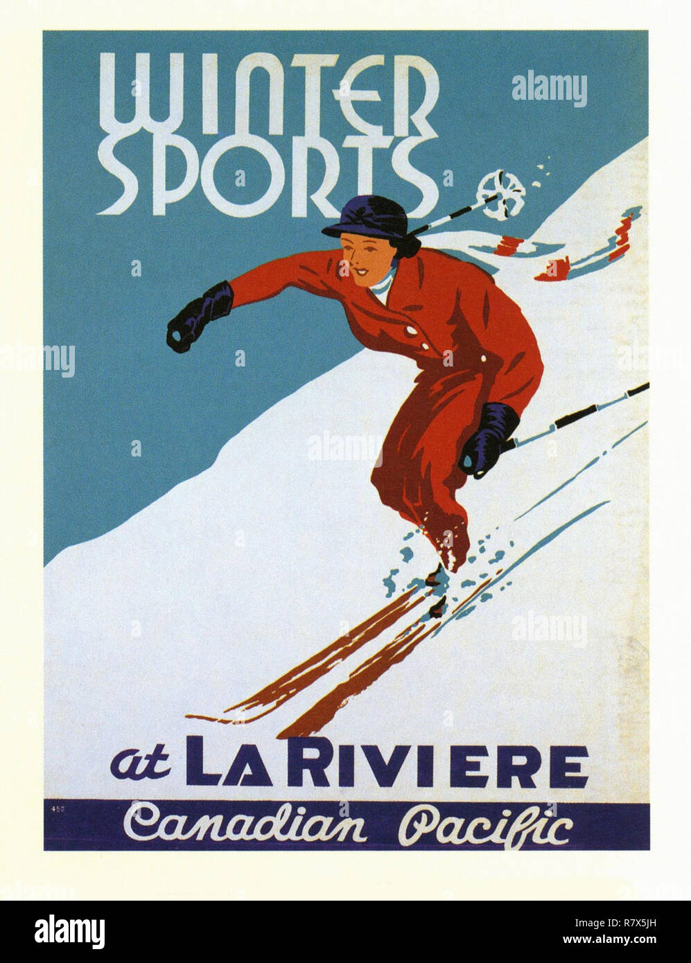 Vintage sports poster hi-res stock photography and images - Alamy