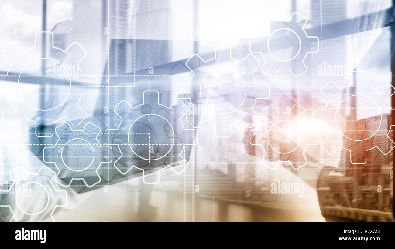 Gears mechanism, digital transformation, data integration and digital ...