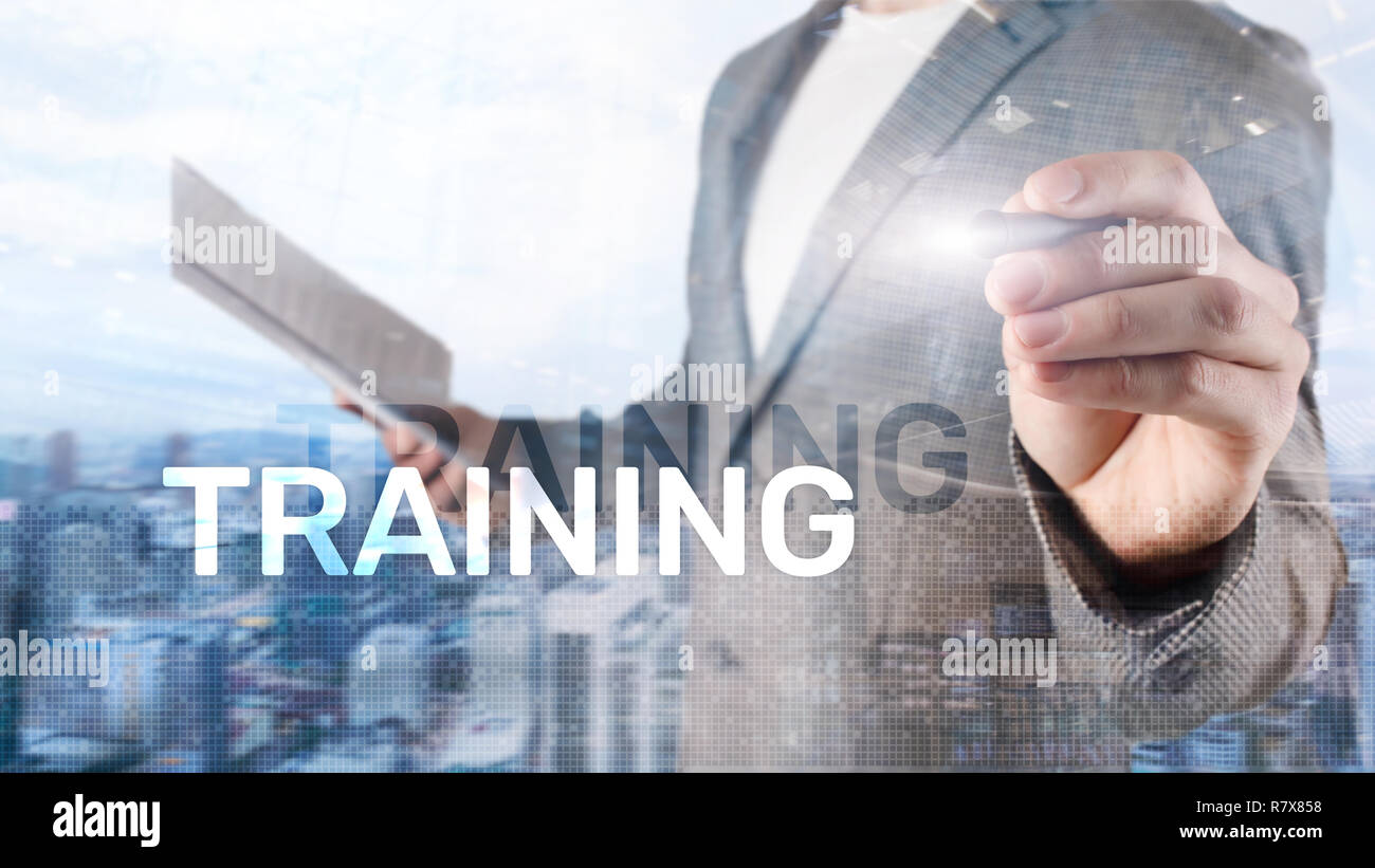 Training. Personal development. Business and education, E-Learning ...