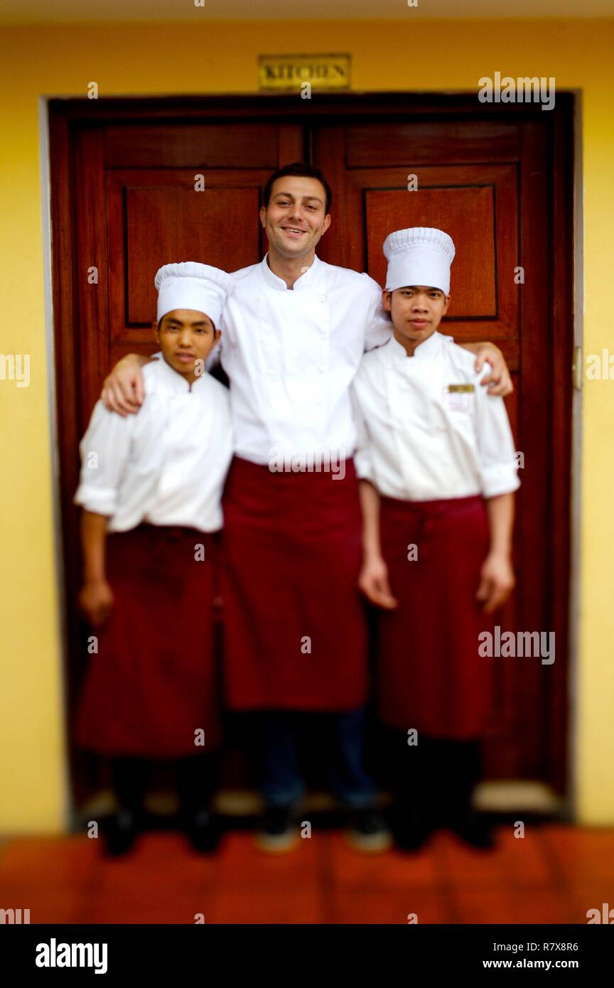 Vietnam, Lao Cai province, Sapa district, Sapa town, Victoria Hotel ...