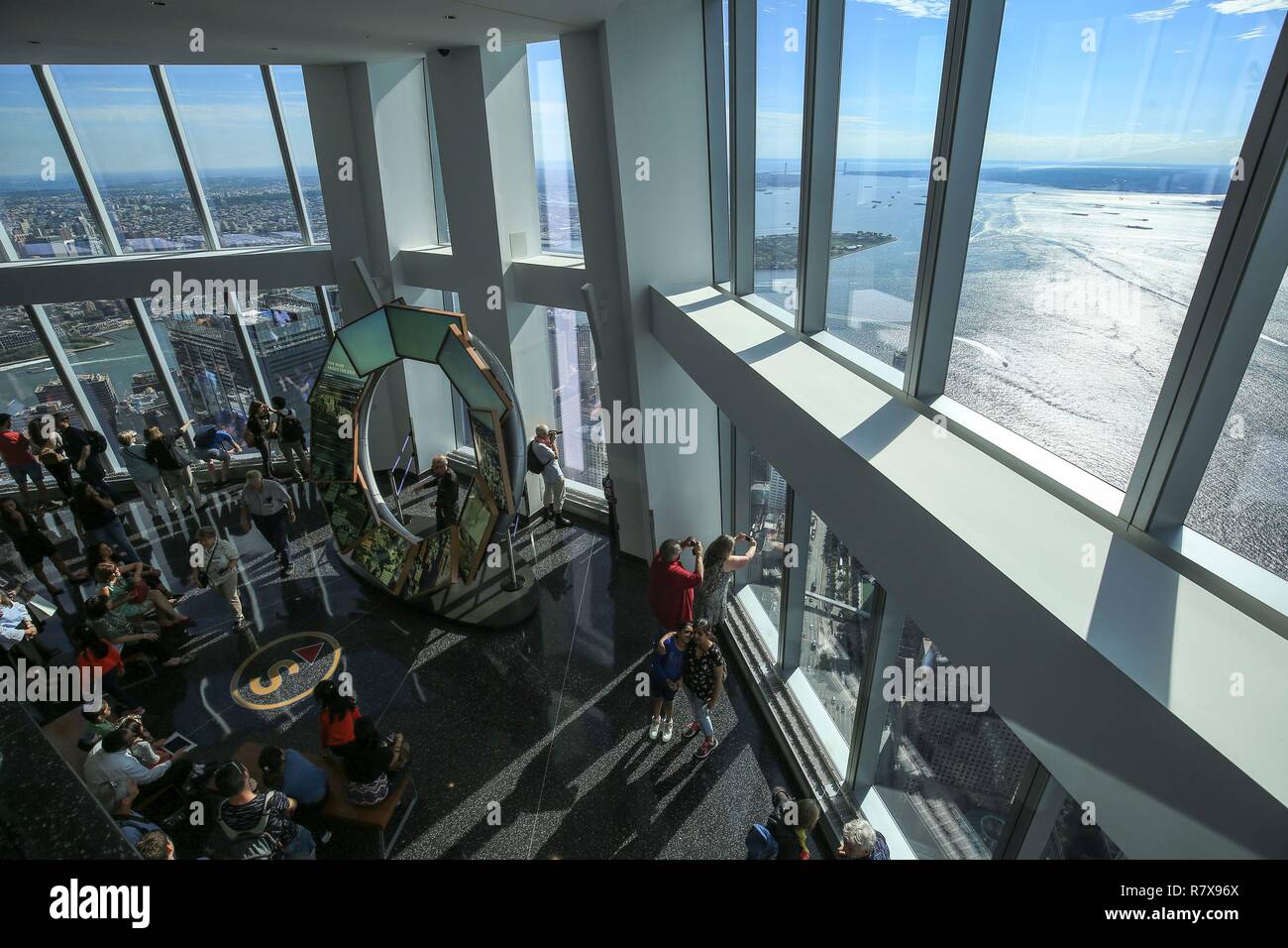 United States, New York, Manhattan, South Manhattan View From One World ...