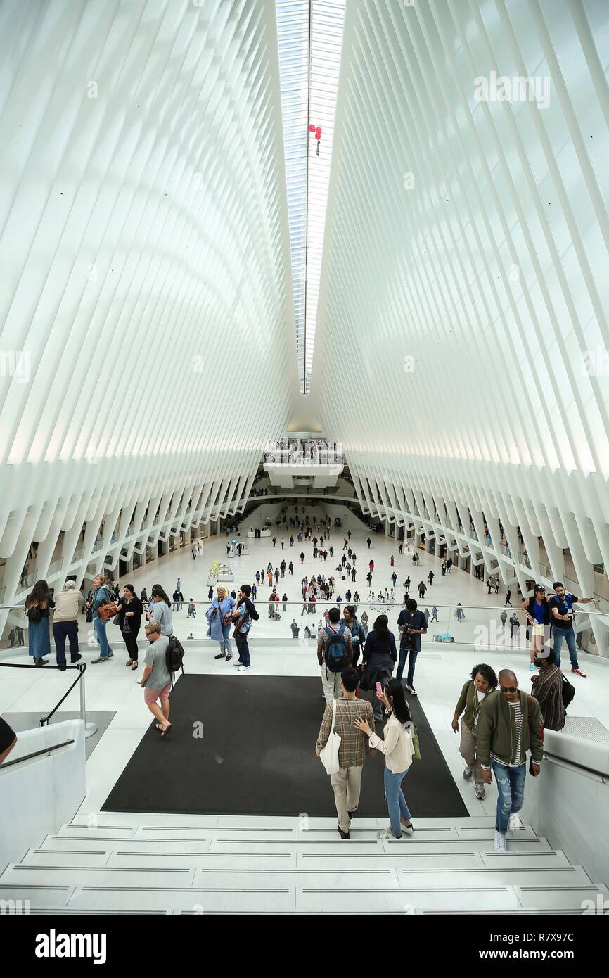 United States, New York, Manhattan, The Oculus the new station built on ...