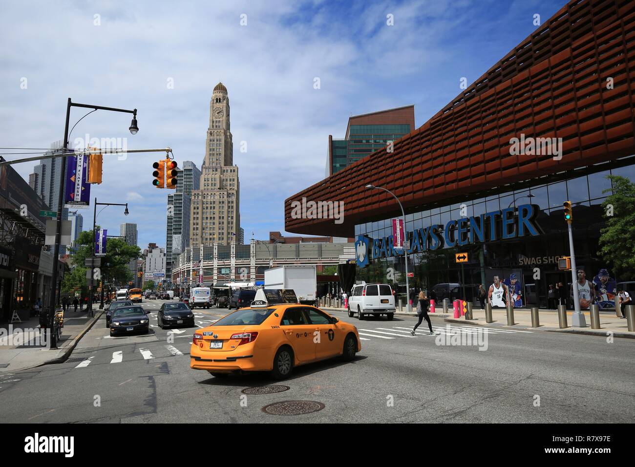 United States, New York, Brooklyn, The Barclays Center The Brooklyn ...
